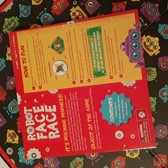 Educational Insights | Games | Robot Fan Bundle Robot Face Race Game ...